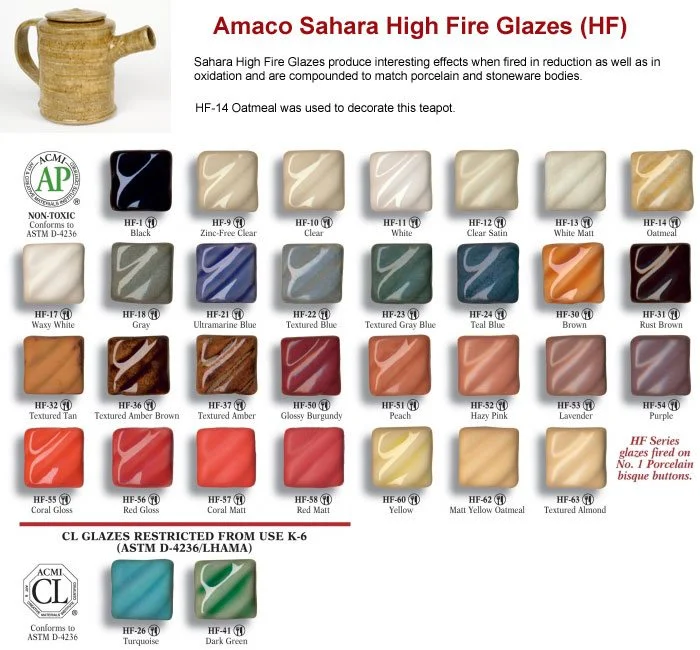 Amaco Glazes: Discover and Buy Amaco Glazes - The Ceramic School