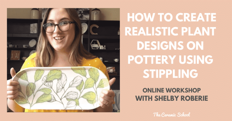 Shelby Roberie - How to create realistic Plant designs on pottery using ...