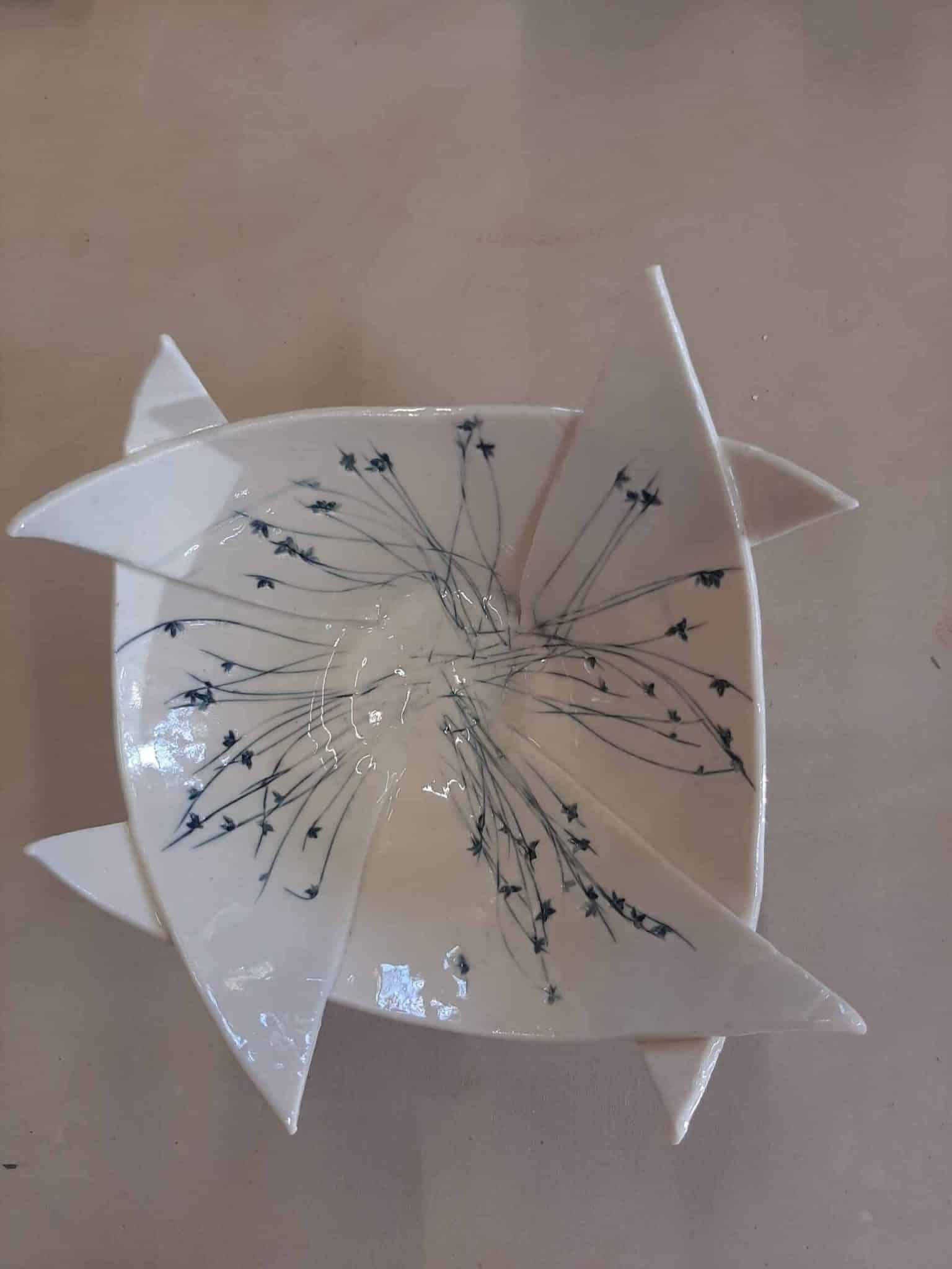 How to make an origami bowl with paperclay with Lissa Claassens - The ...